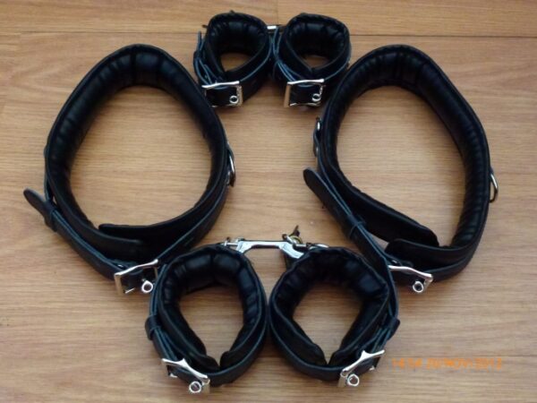 Padded Leather Wrist, Ankle & Thigh Restraints – JDL For Leather Ltd